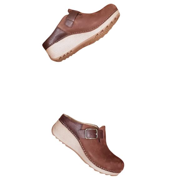 Dansko | Shoes | Dansko Caia Nubuck Clog Brown Size 39 85 | Poshmark